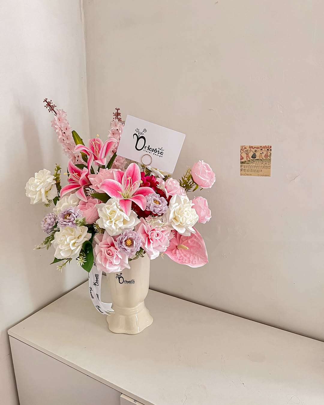 Flower Vas 002 - Artificial Flower - Delarosa Fleur | Toko Bunga Kediri ...