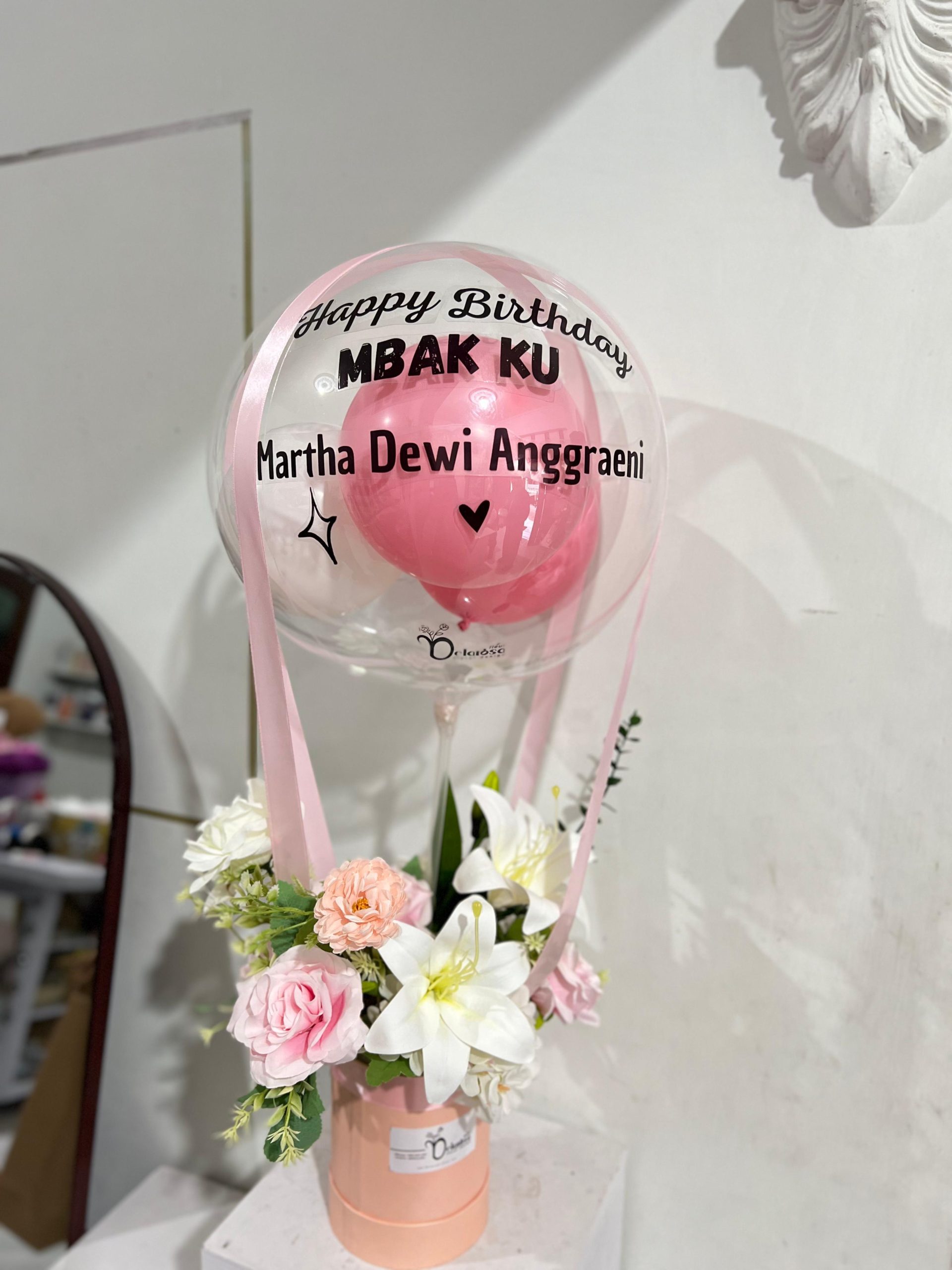 Roundbox Ballon Edition 002 - Delarosa Fleur | Toko Bunga Kediri ...