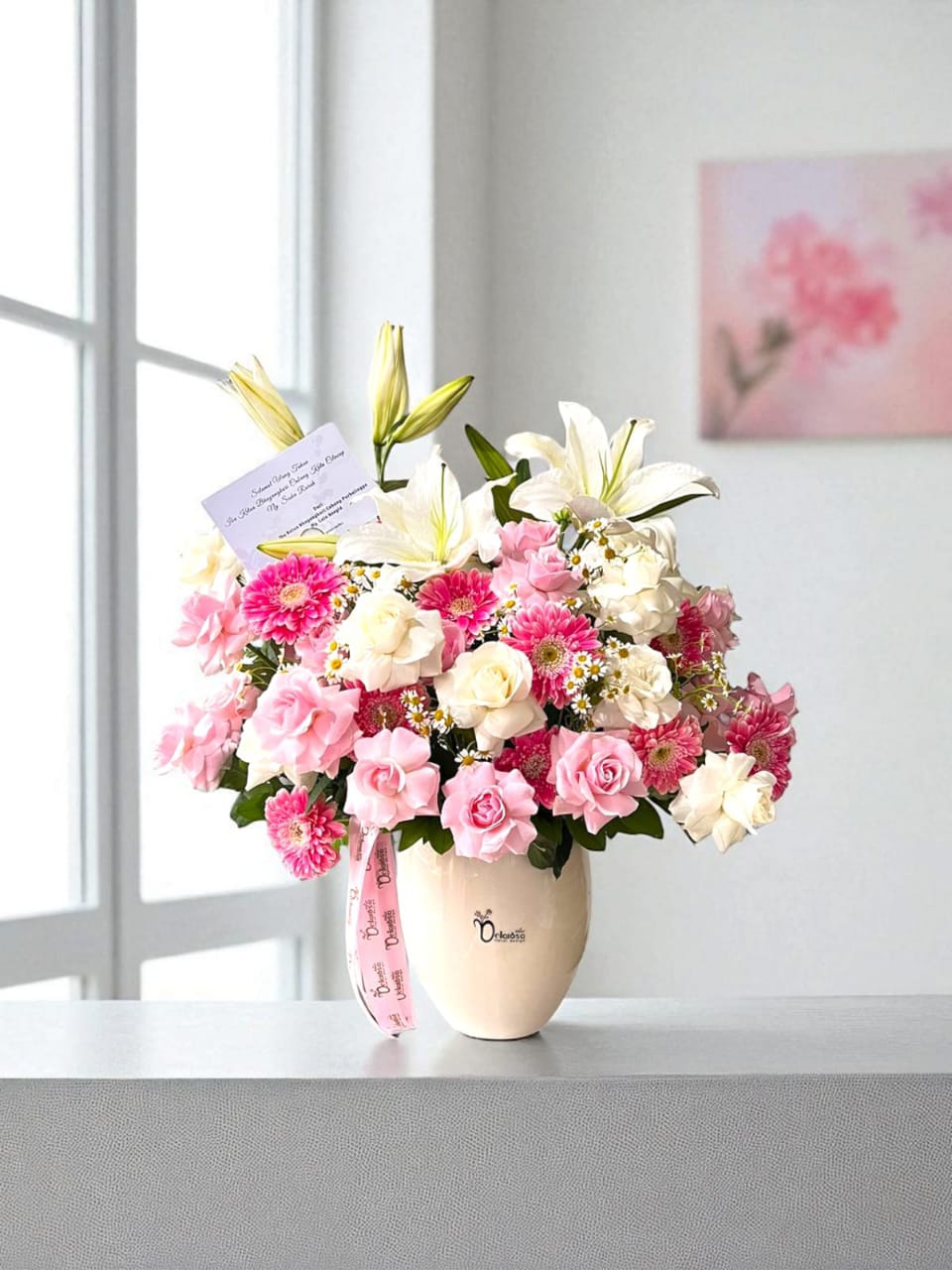 Flower Vas 014 - Fresh Flower - Delarosa Fleur | Toko Bunga Kediri ...